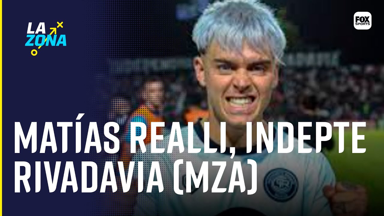 MATÍAS REALI, JUGADOR DE INDEPENDIENTE RIVADAVIA || LA ZONA - YouTube