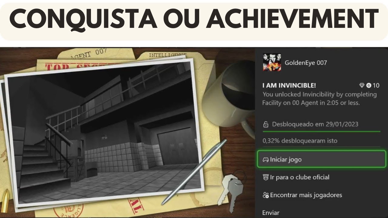 CONQUISTA I AM INVINCIBLE ! ACHIEVEMENT GOLDENEYE 007 XBOX GAME PASS ...