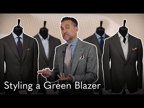 How to Style a Green Blazer
