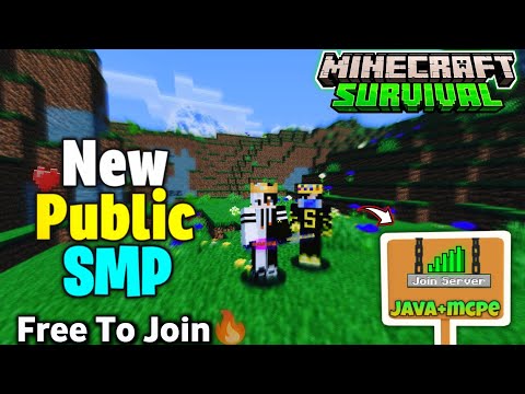 Best Minecraft Public Survival SMP Server 2026 😍  (Java + Bedrock/PE) | 24/7 Online & Free to Join 💀