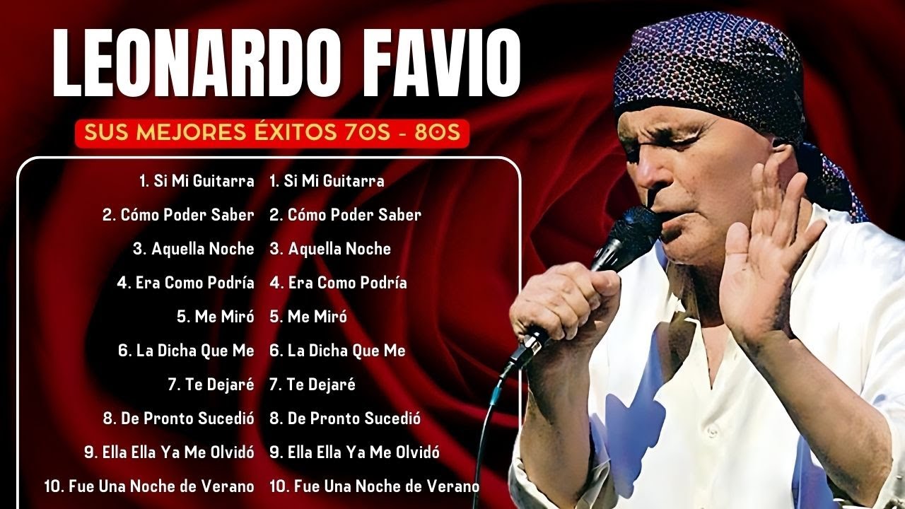 Leonardo Favio Grandes Éxitos Mix 2024 ~ Lo Mejor de Leonardo Favio en ...