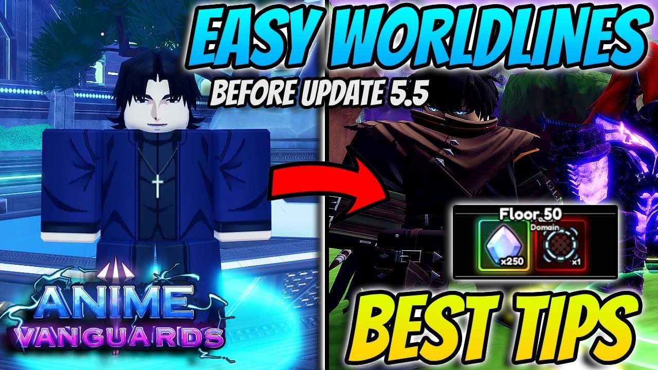 How To Clear Worldlines *EASY* Before Anime Vanguards Update 5.5! - YouTube