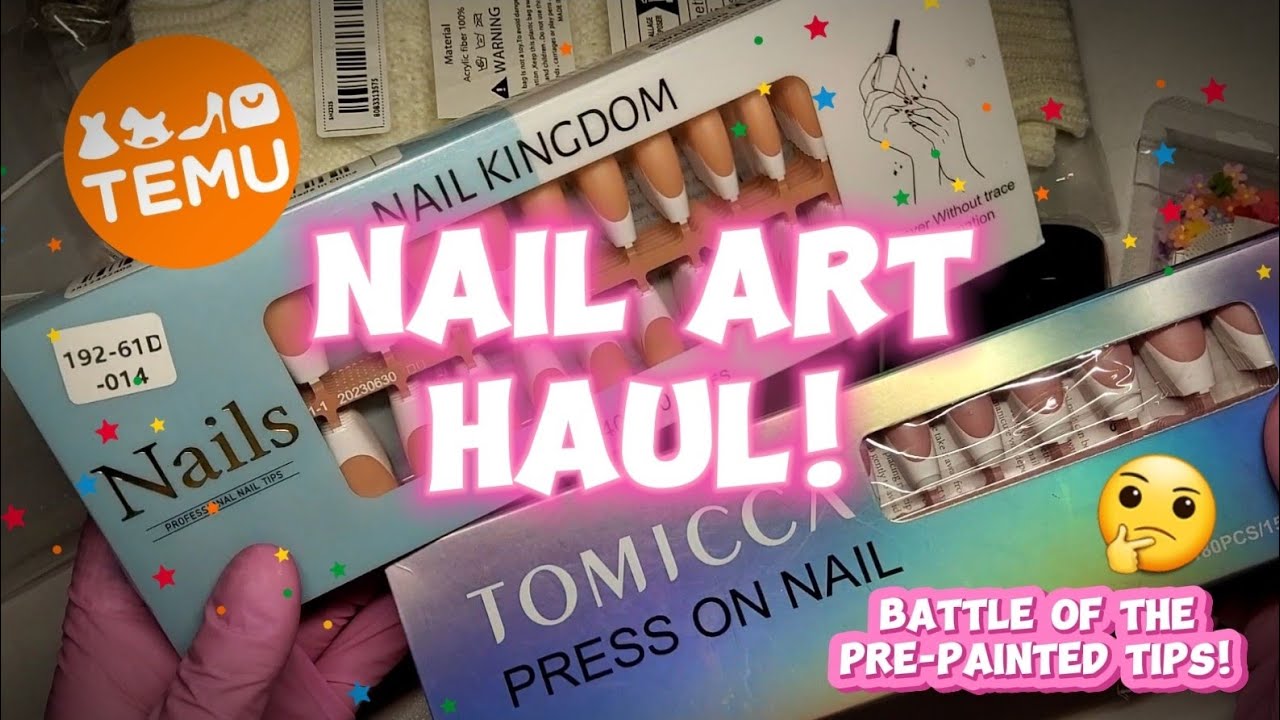 TEMU NAIL ART HAUL! | I'M ACTUALLY GETTING FED UP WITH TEMU? - YouTube