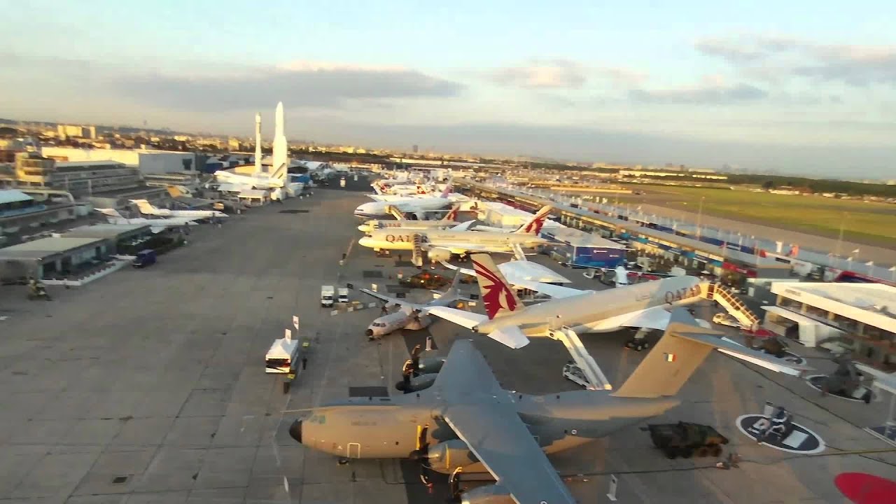 PARIS AIR SHOW 2015 - filmed by Bebop Drone (Watch in 1080p) - YouTube