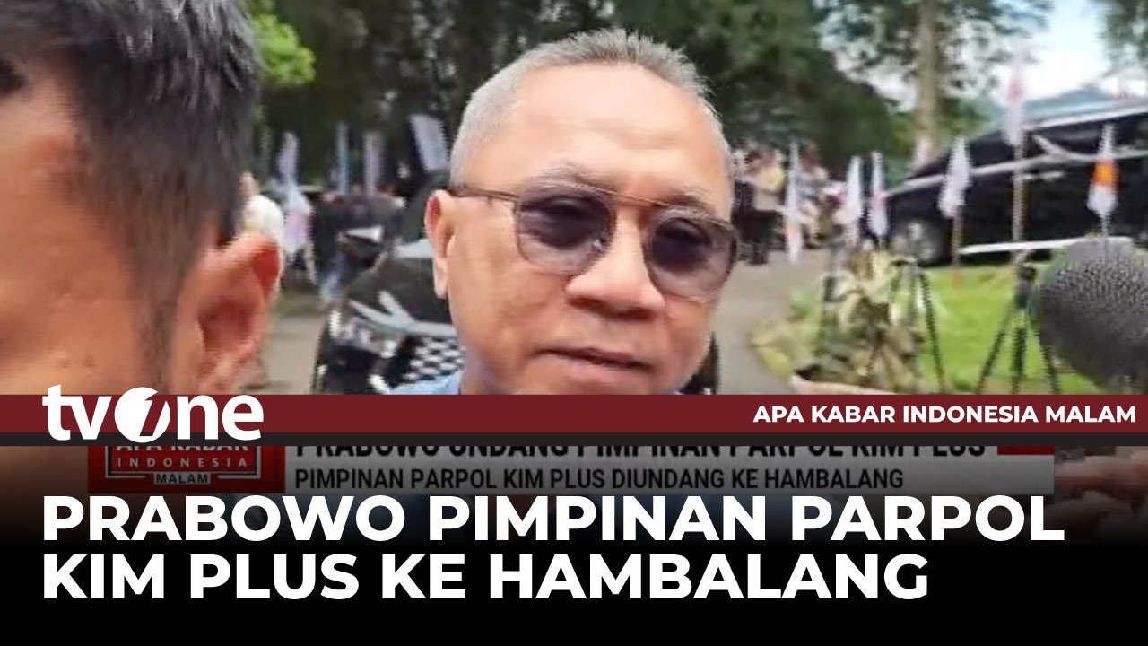 Petinggi Parpol KIM Plus Diundang di HUT Partai Gerindra | AKIM tvOne ...
