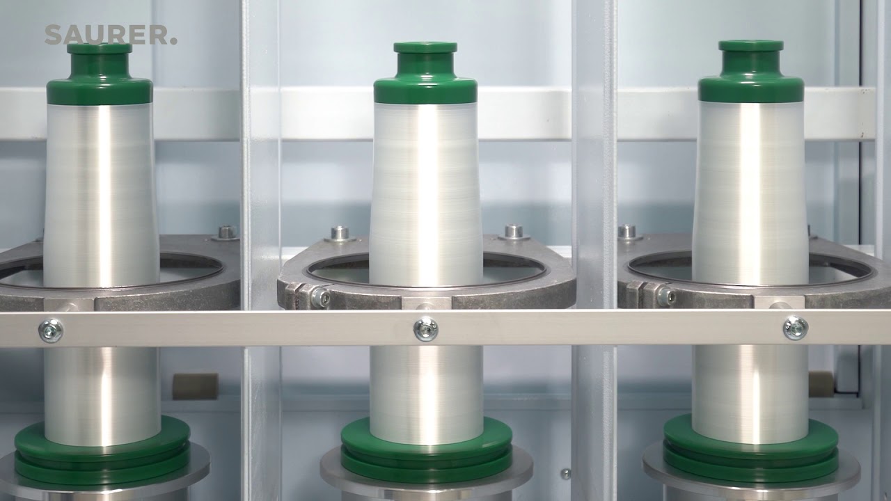 Saurer GlassTwister - ring-twisting machine - YouTube