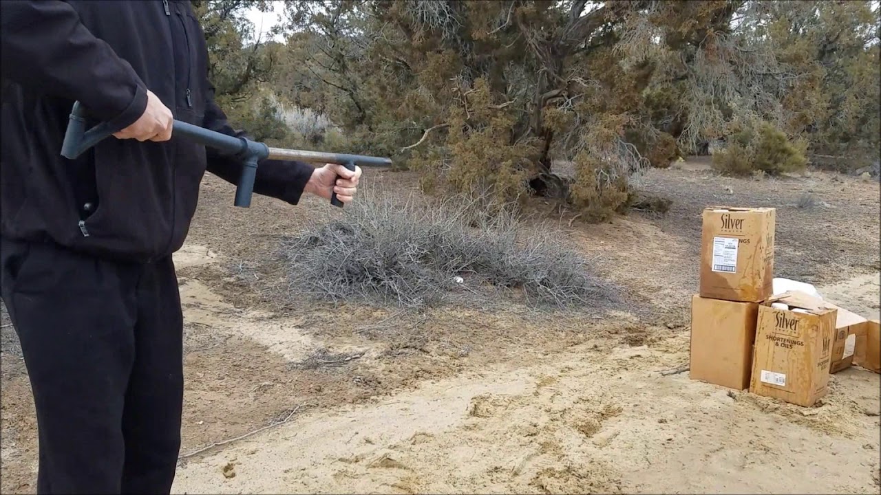 $30 Homemade zombie/SHTF pipe shotgun!! Slamfire black pipe shotgun ...