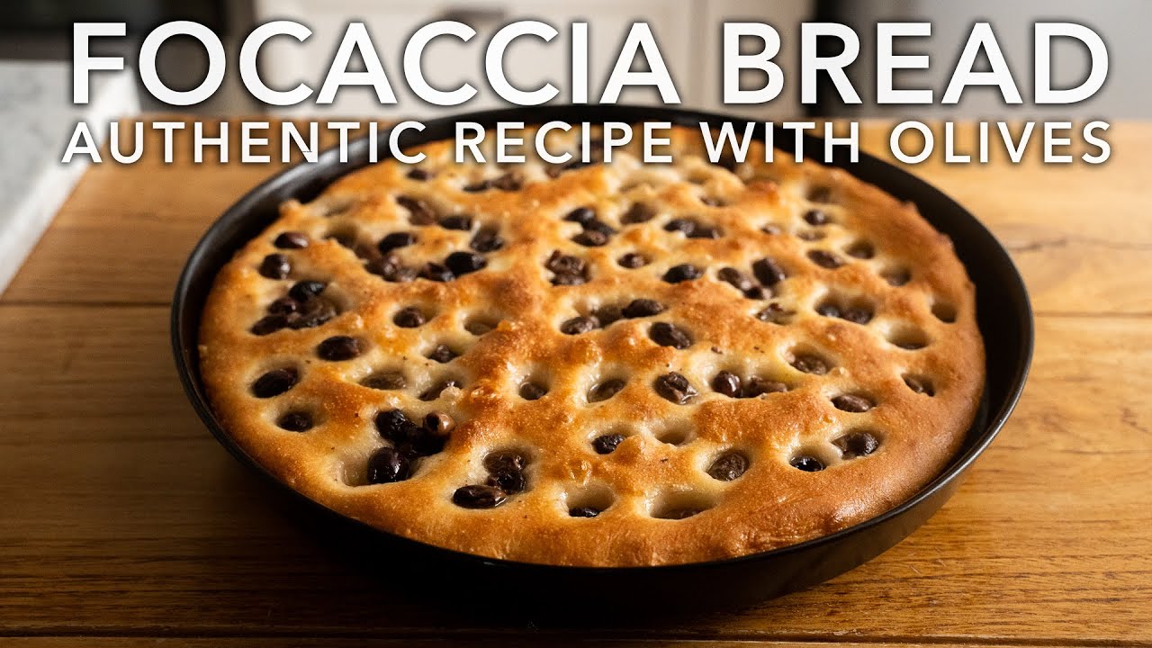 Perfect Italian Olive Focaccia: Step-by-Step Recipe Ready In 4 Hours ...