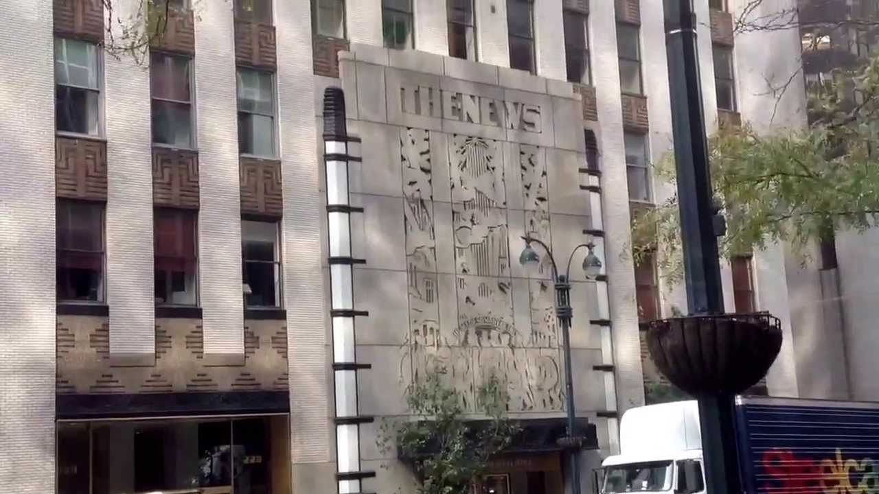 Filmlocatie van Daily Planet Superman the movie uit 1978 in New York ...