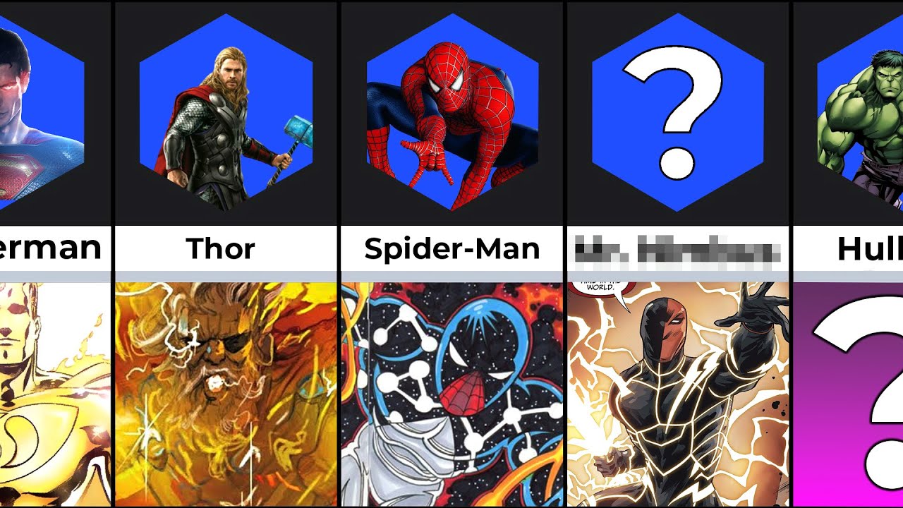 Comparison: Most Powerful Variants Of Characters - YouTube