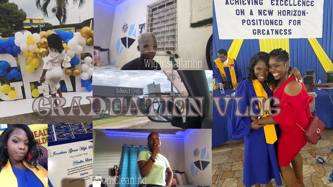 Graduation VLOG 🎓🥳//wig installation +practice//big yap sesh😭 ...