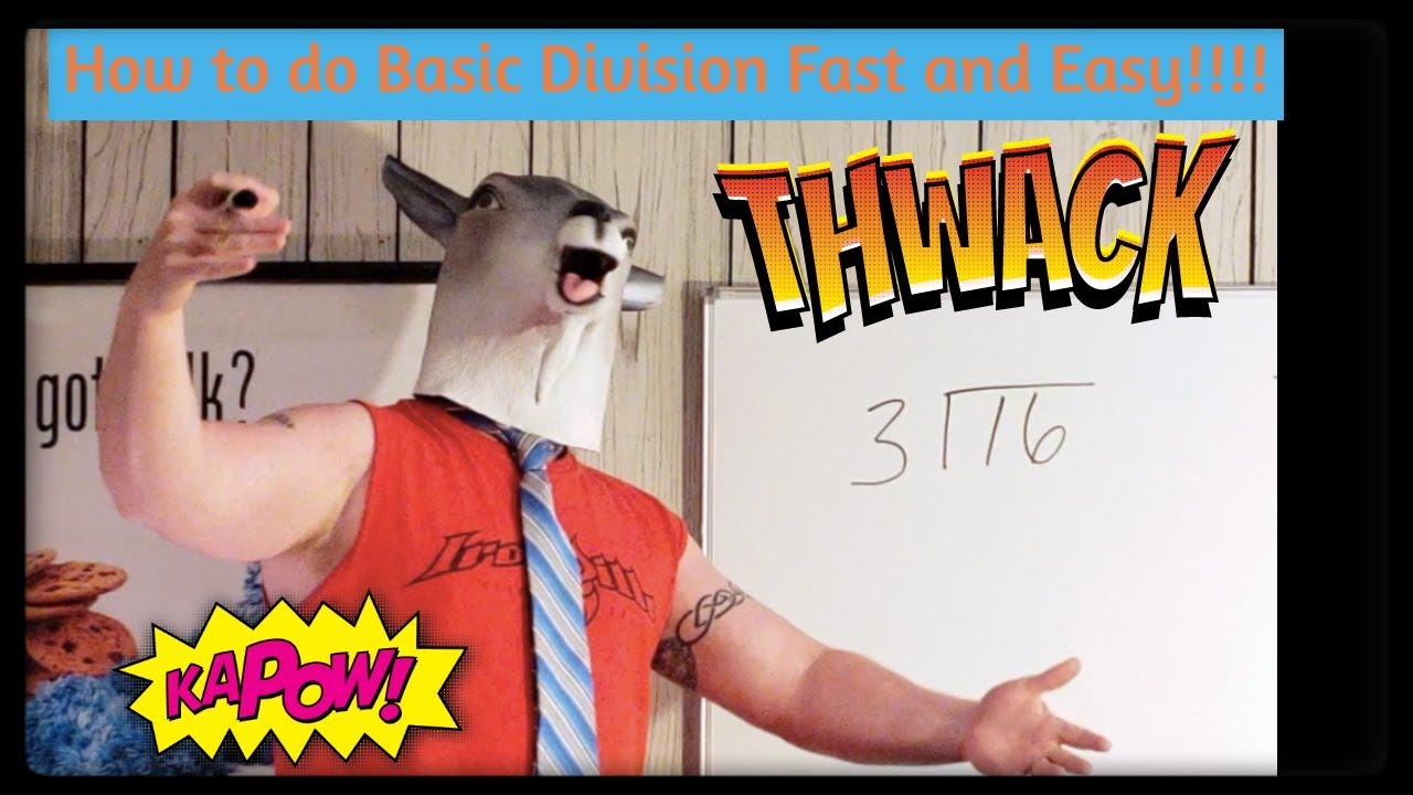 The GOAT Teaches Math. Learn how to divide. Never Get a division ...