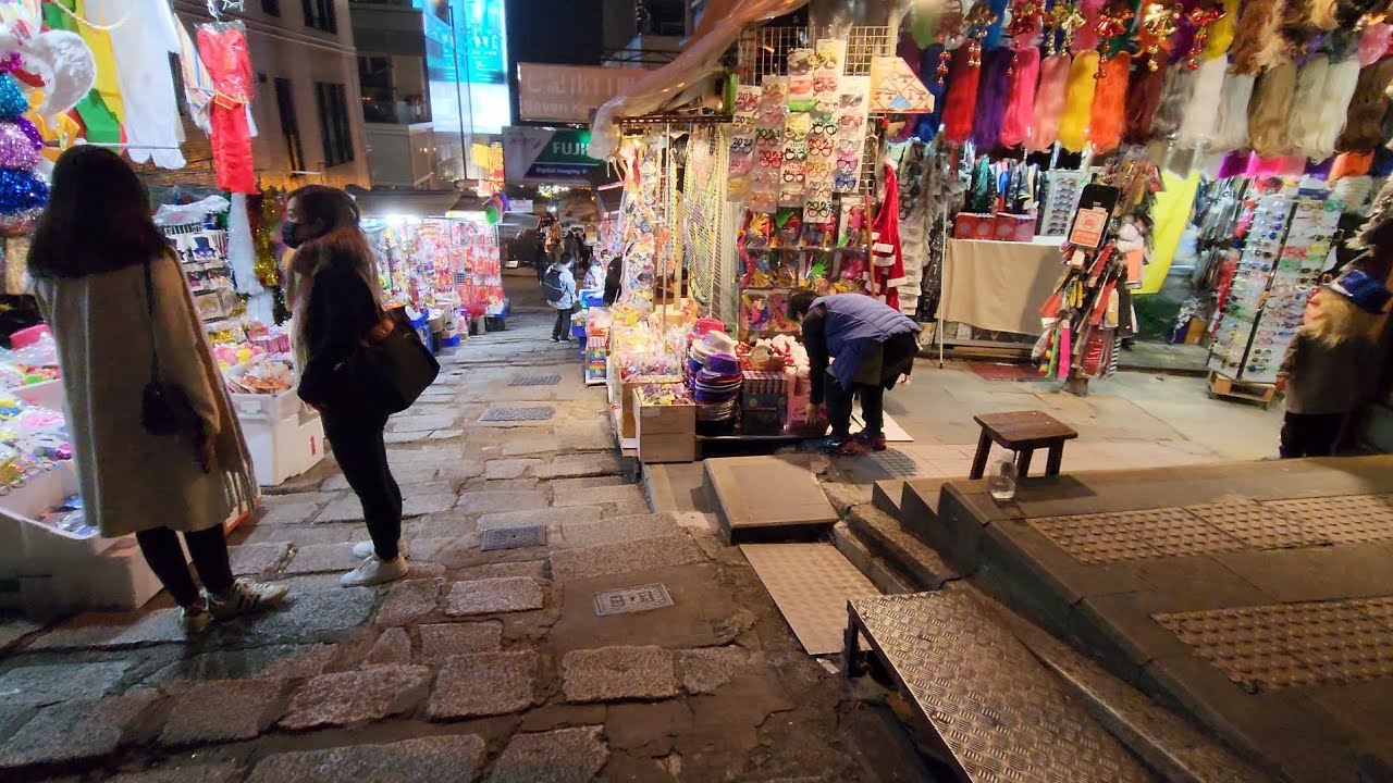 Stone Slab Street / Pottinger Street, Central, Hong Kong | Walkthrough ...
