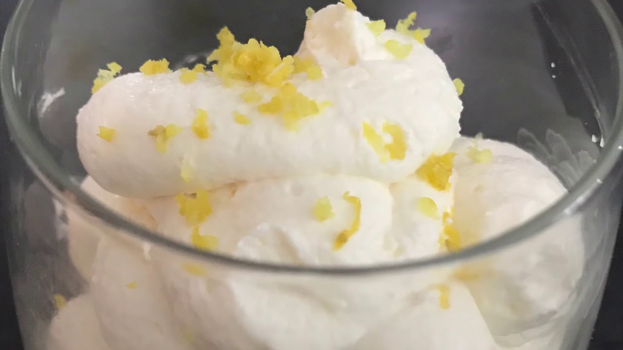 MOUSSE AU CITRON FACILE RAPIDE ET LÉGÈRE - YouTube