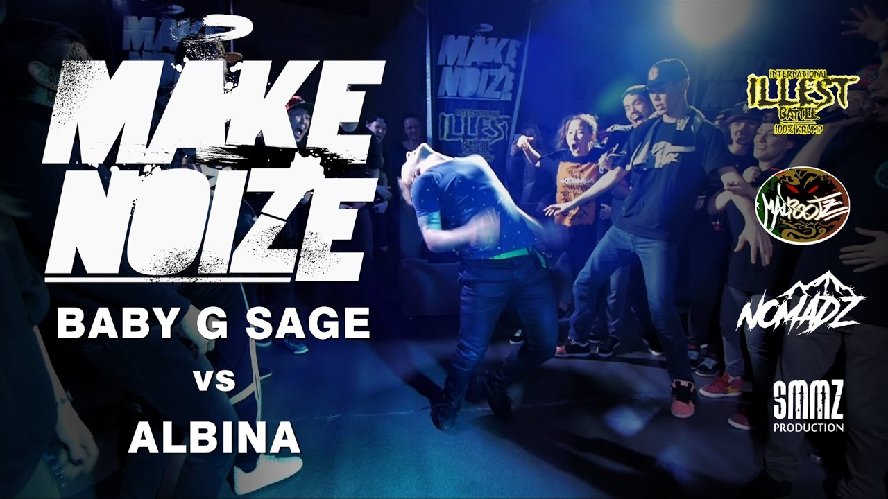 BABY G SAGE vs ALBINA (KIDZ 1/2 FINAL) @ MAKE NOIZE: ILLEST KAZAKHSTAN - YouTube