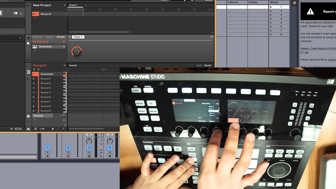 Native Instruments Maschine Studio Using Pad Mode - YouTube