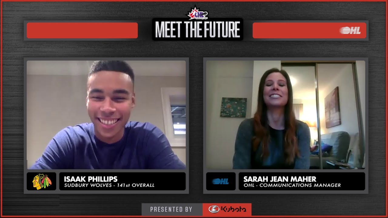 Isaak Phillips - Chicago Blackhawks - Meet the Future l NHL Draft ...