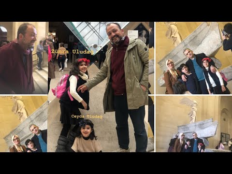 Rahmetli Esma Uludağ’ın yavruları ile Louvre Müzesi gezisi