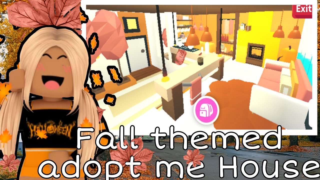 //🍁🍂Fall aesthetic themed Adopt me Tiny house 🍁🍂//adopt me Roblox//🍁🍂 ...