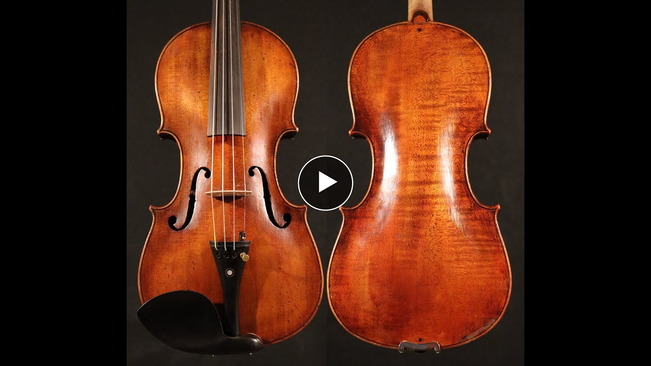 Violin Old Fiddle Vintage Antique Restored Labeled "1617 Amati" - YouTube