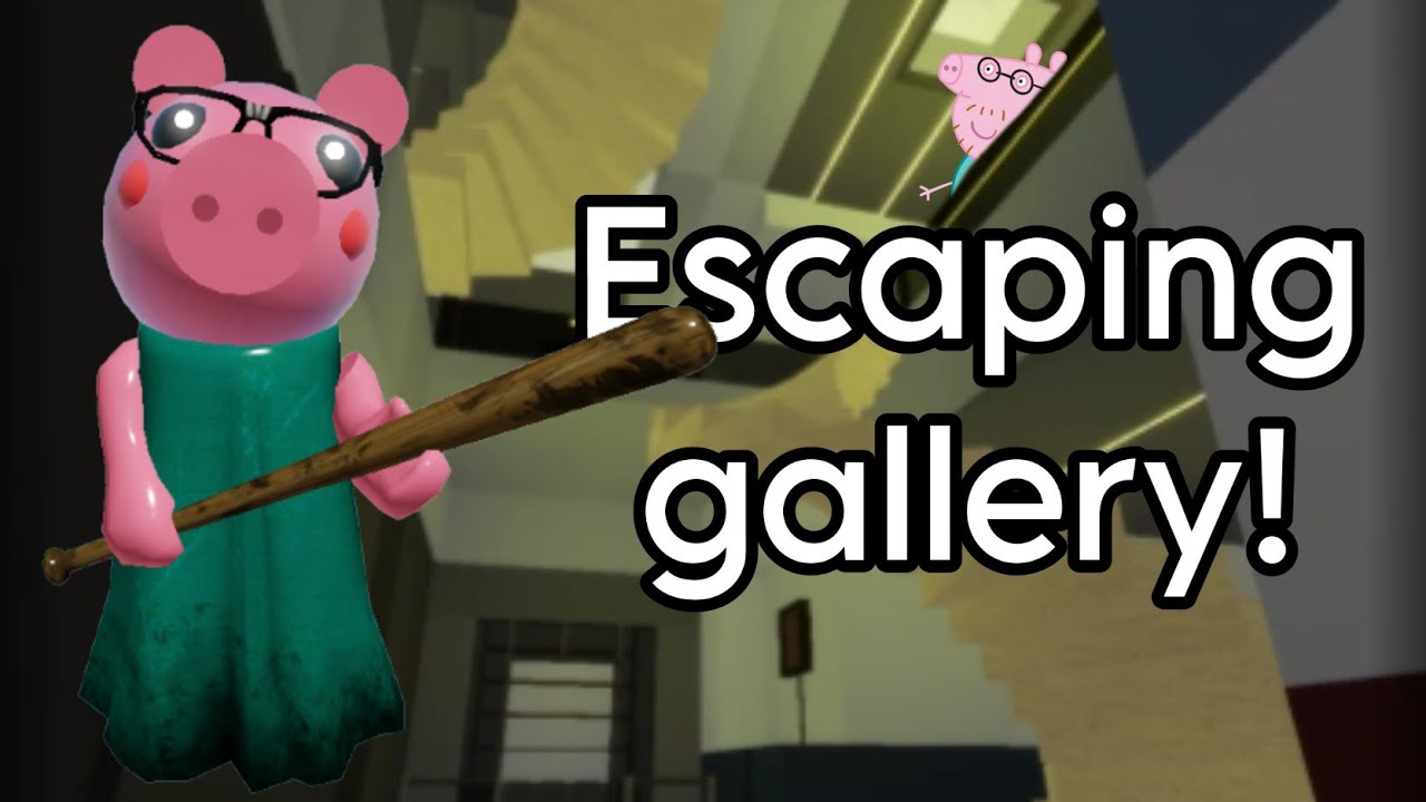 Escaping Gallery chapter 3! | Roblox PIGGY | - YouTube