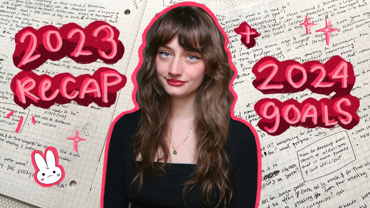 2023 Recap + 2024 Writing Goals // 2023 Year in Review ♡‧₊˚ - YouTube