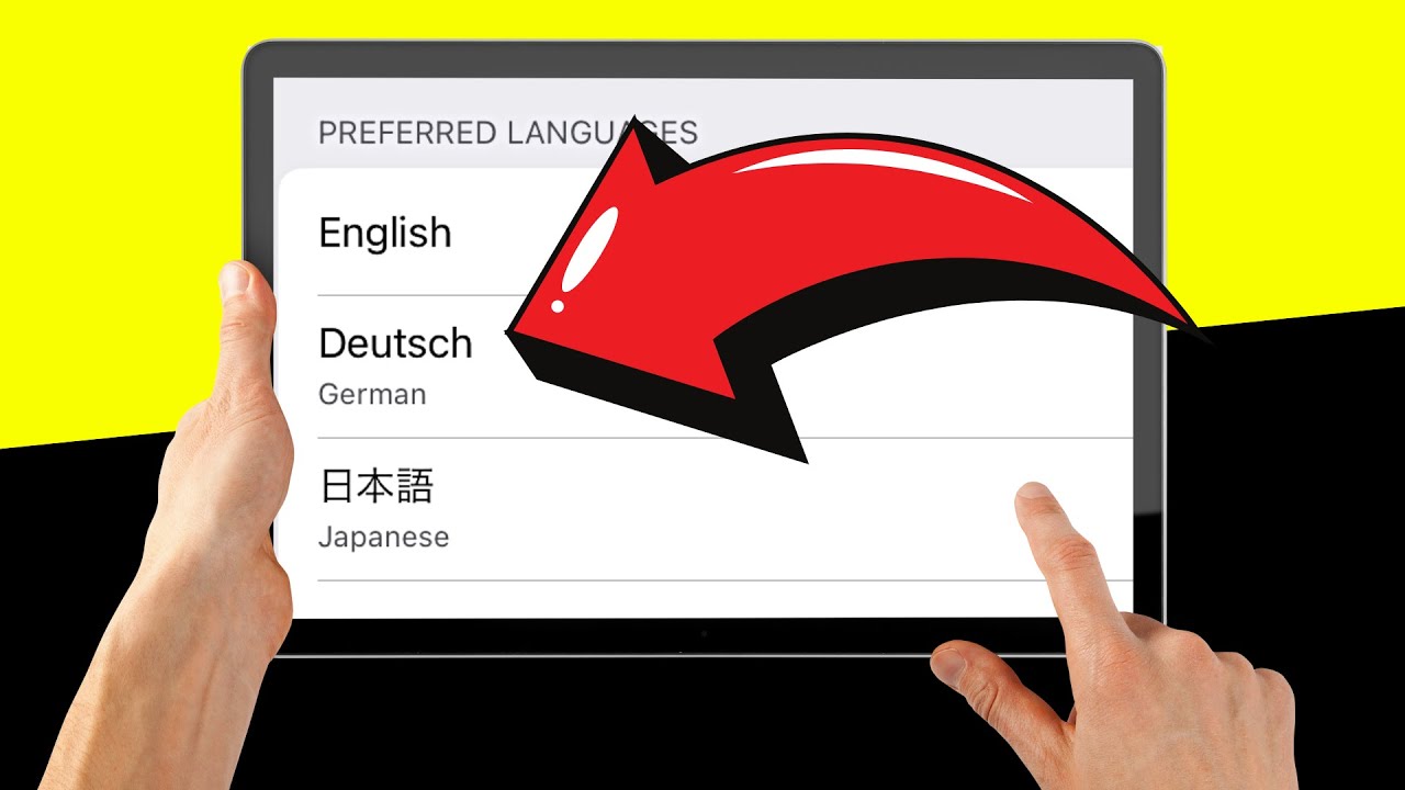 How to Change the Language on Your iPad - YouTube