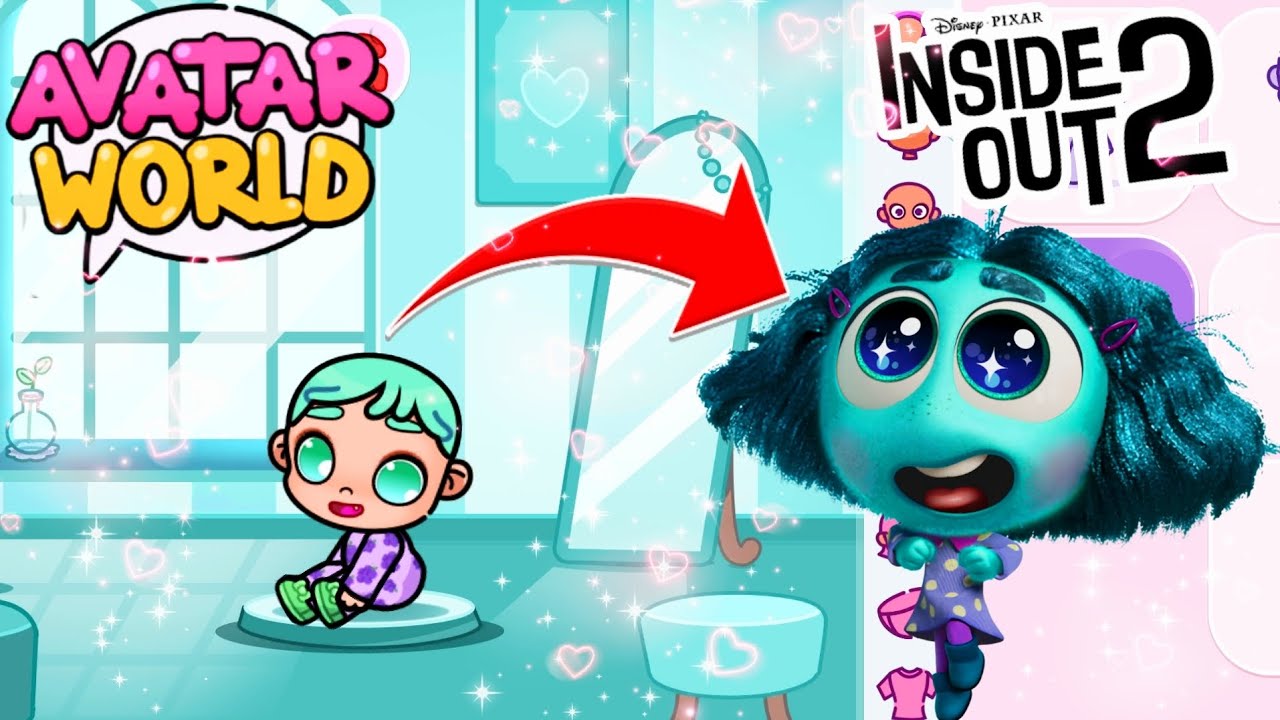 CRIEI A INVEJA DO DIVERTIDAMENTE 2 BEBÊ NO AVATAR WORLD - YouTube
