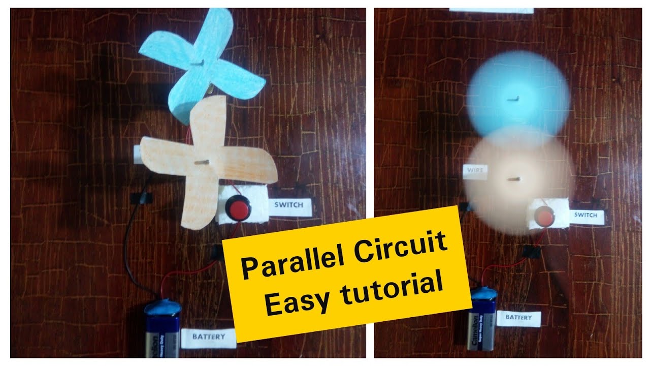 How to make a Parallel Circuit | Working model of Parallel Circuit ...