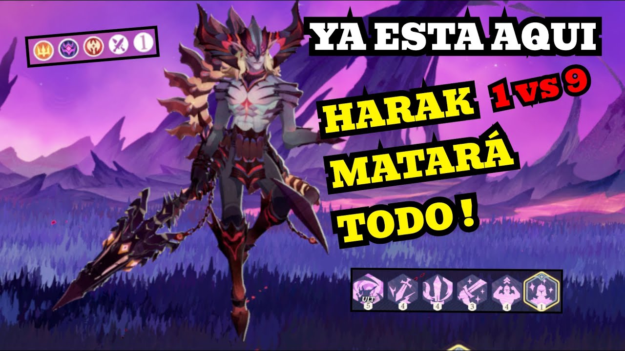 HARAK MATARÁ TODO!! La definicion del 1vs9 ARRASA CON TODO【AFK Journey ...