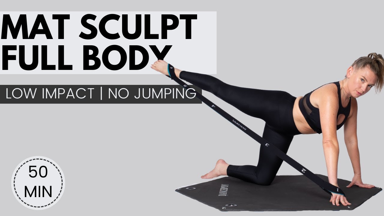 50-Min Total Body Mat Workout | Glutes + Core Sculpt - YouTube