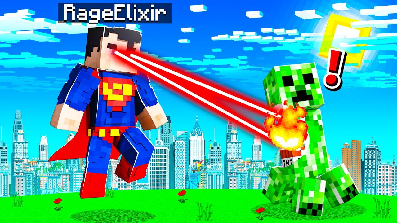 Playing as SUPERMAN in Minecraft! - YouTube