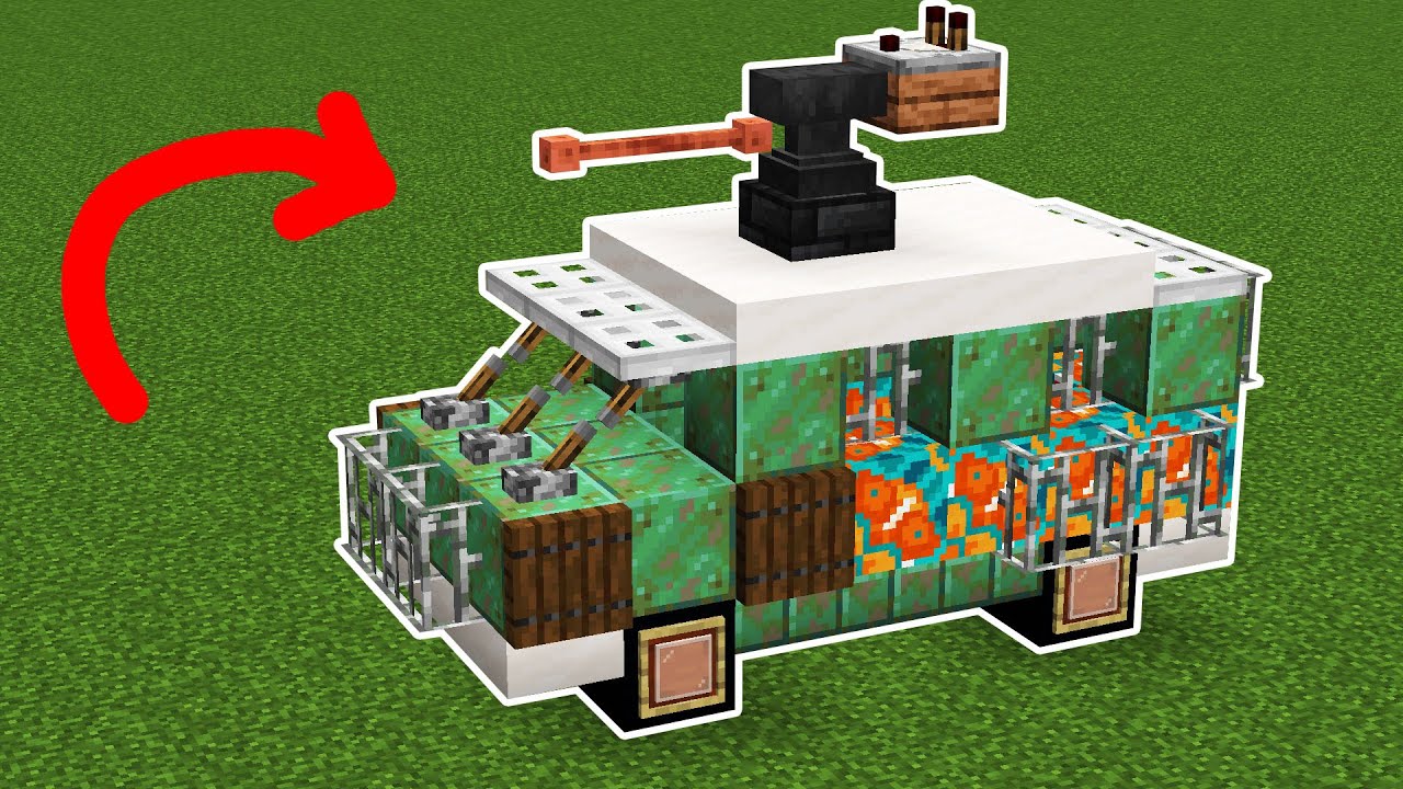 HOW TO MAKE AN ARMORED APOCALYPTIC CAR IN MINECRAFT - YouTube