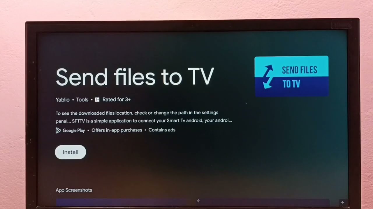 Google TV : How to Install Send File To TV App - YouTube