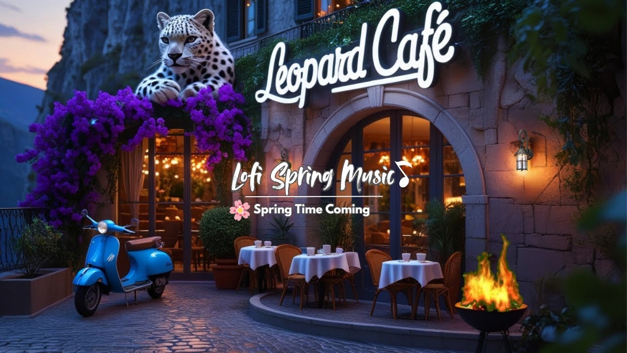 🌸 Spring into RELAXATION MODE with Soothing Cafe Vibes ☕ - YouTube
