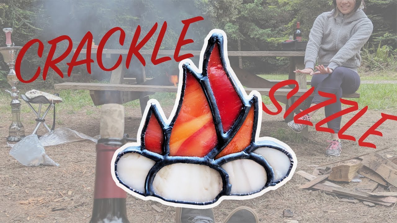 Stained Glass DIY - Camp Fire - YouTube