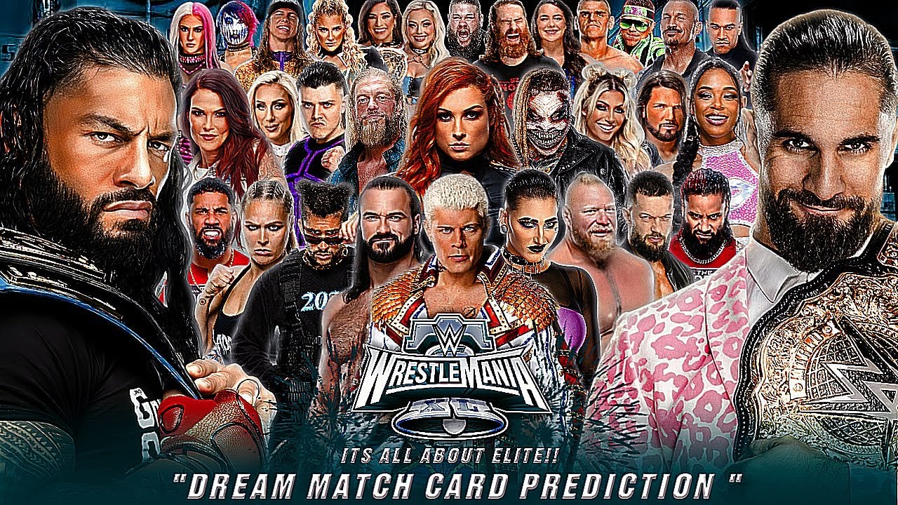 WWE WRESTLEMANIA 40 DREAM MATCH CARD PREDICTION - YouTube
