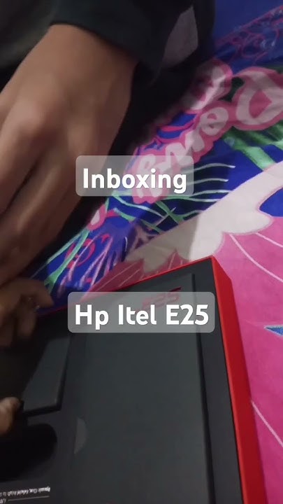 inboxing hp itel E25 - YouTube