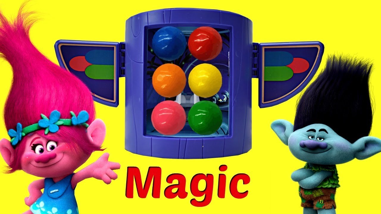 Trolls movie Branch and Poppy Transform Candy with Magical House - YouTube