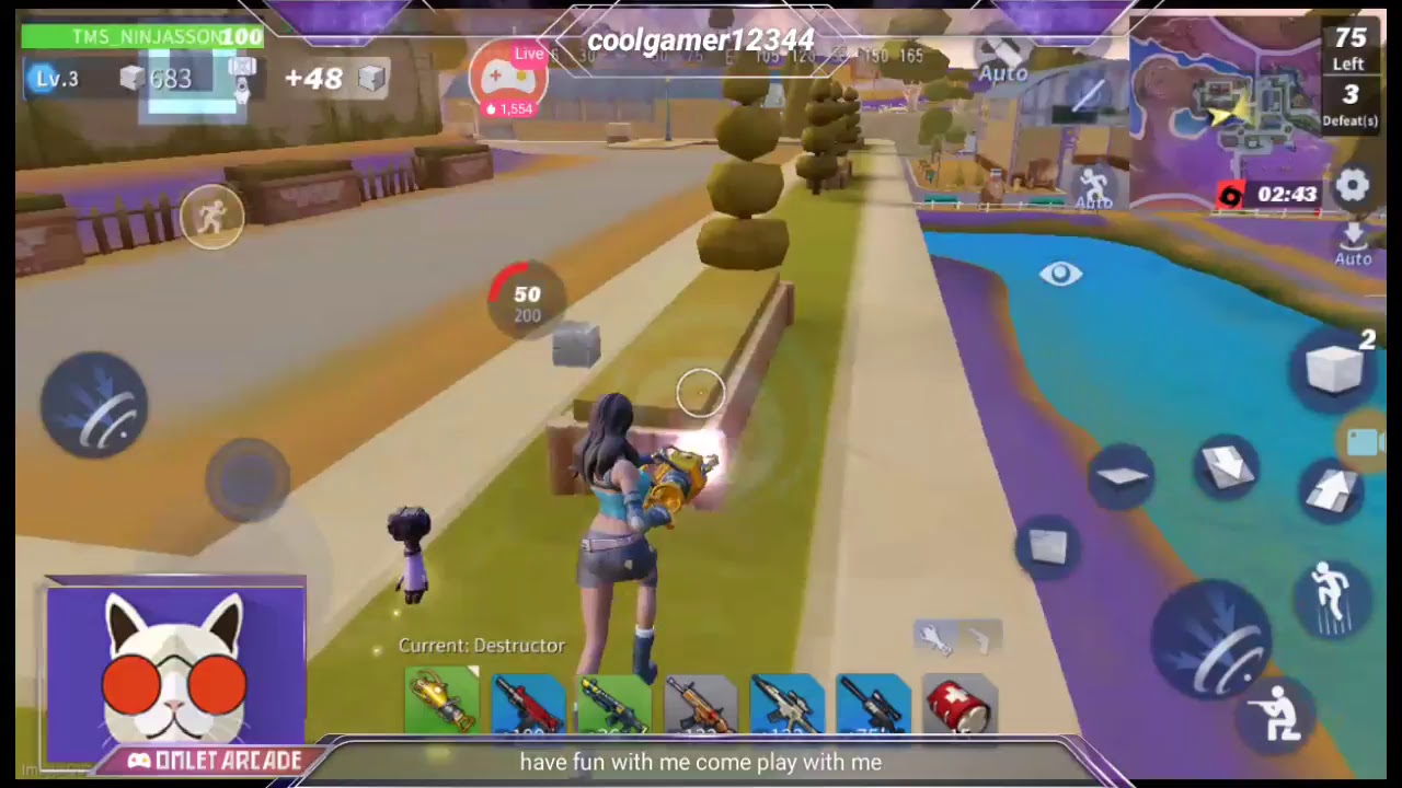 Watch me play Creative Destruction via Omlet Arcade! - YouTube
