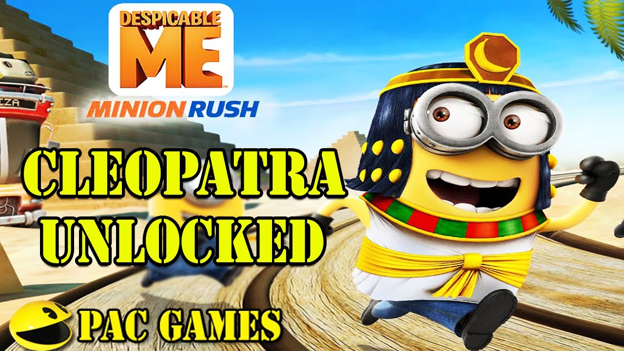 Despicable Me: Minion Rush - Family Vacation Cleopatra Unlocked - YouTube