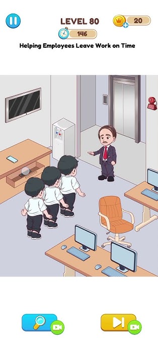 Annoying Puzzle Game Level 80 Helping employees leave work on time # ...