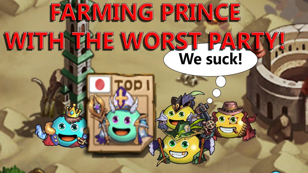Prince farming with worst combo (quest forced) - YouTube