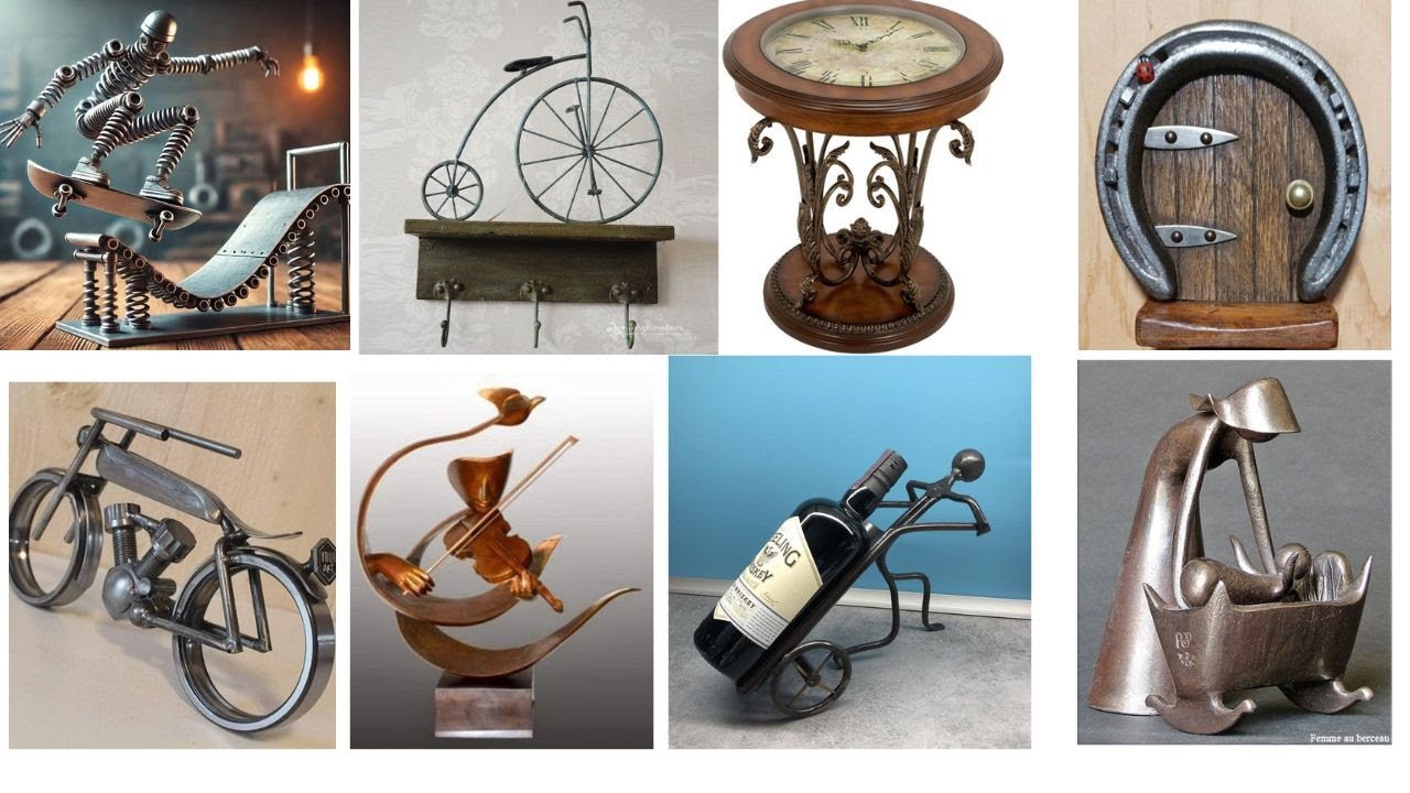 Easy Scrap Metal Art and Decor Ideas - YouTube