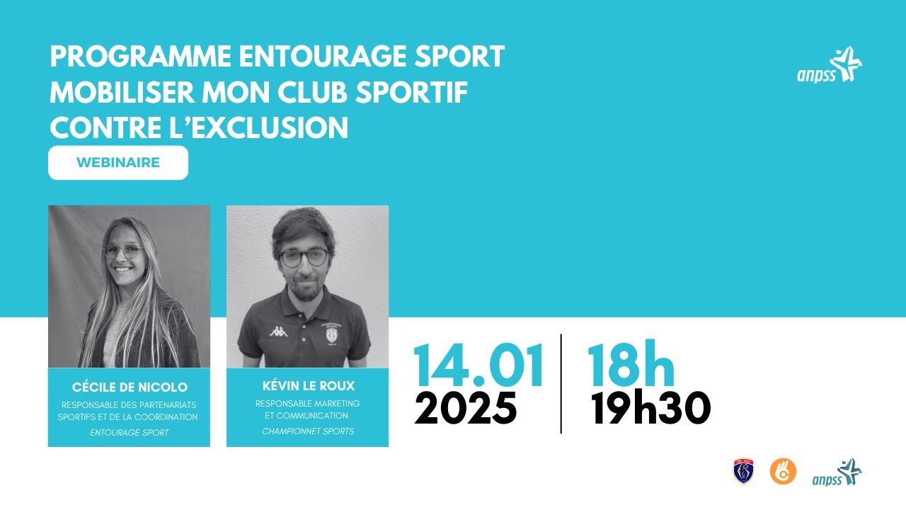 📺 Replay Webinaire : Mobiliser son club sportif contre l'exclusion avec ...