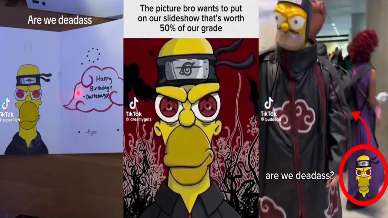 Homer Uchiha Tiktok Meme Compilation Youtube