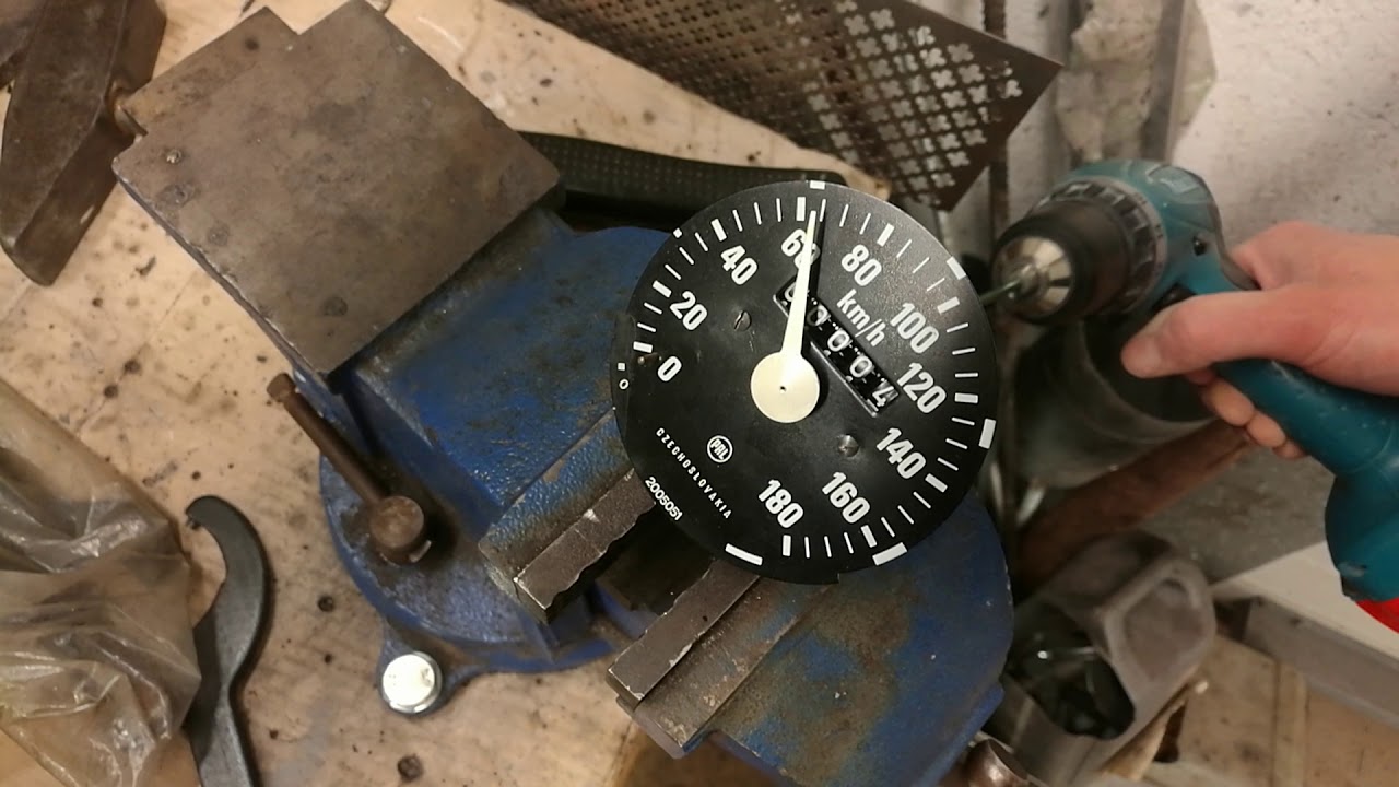JAWA speedometer / odometer test after repair - YouTube