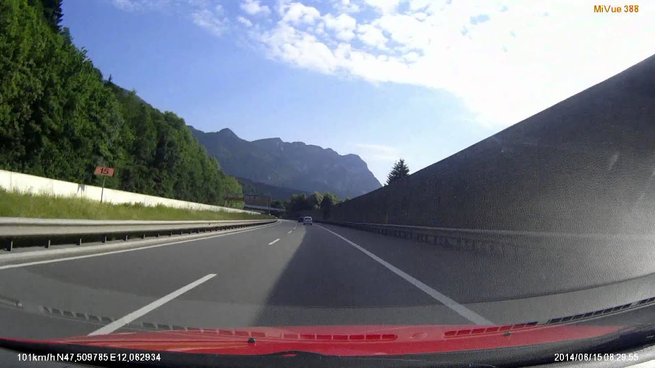 Austria (Österreich) A12 Wiesing (Achensee) - Kufstein Nord A/D x3 ...