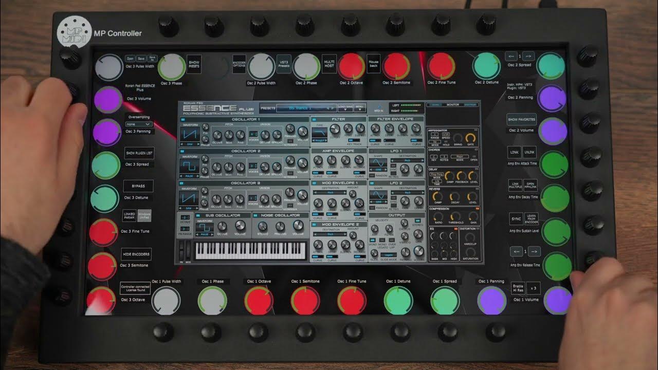 The Essence Plus synth by Ronan Fed | MP Controller - YouTube
