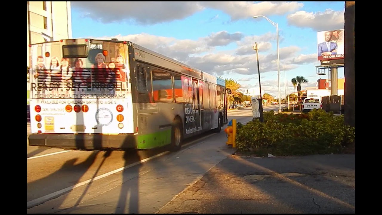 Bus Ride - Miami Dade Transit 1999 Nabi 40lfw #9948 Route 9 - YouTube
